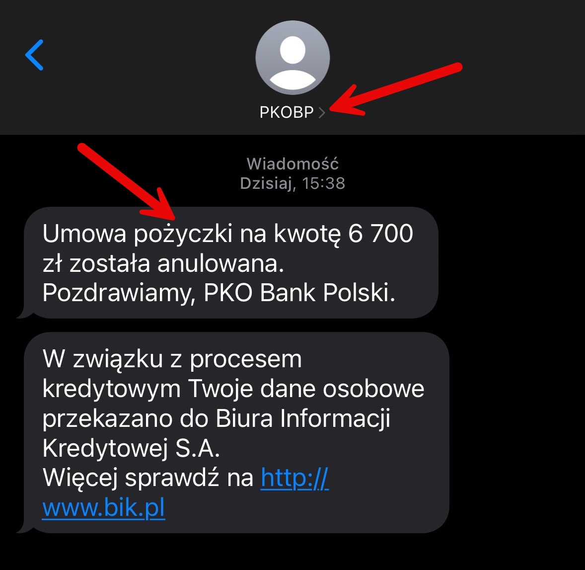 Wojtek: "właśnie ktoś dzwonił podając się za pracownika PKOBP i ...