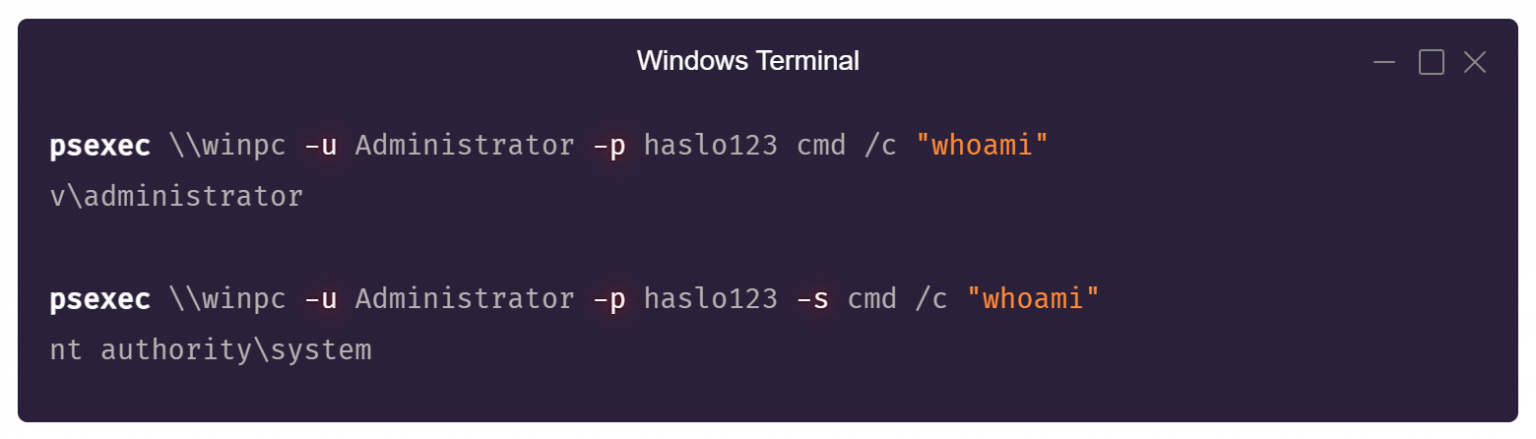 Wprowadzenie do Sysinternals – PSTools/PsExec