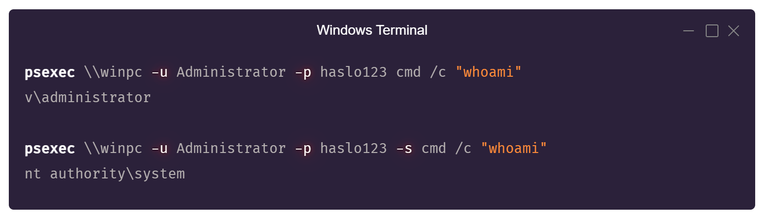 Wprowadzenie do Sysinternals – PSTools/PsExec