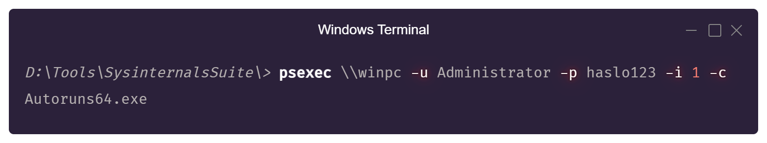Wprowadzenie do Sysinternals – PSTools/PsExec
