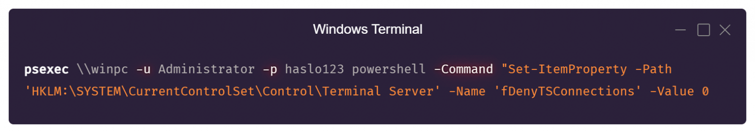 Wprowadzenie do Sysinternals – PSTools/PsExec