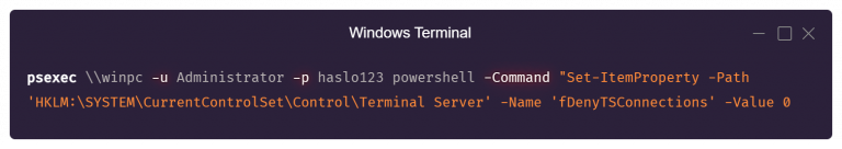 Wprowadzenie do Sysinternals – PSTools/PsExec