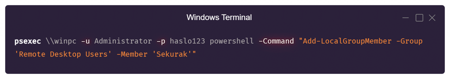 Wprowadzenie do Sysinternals – PSTools/PsExec