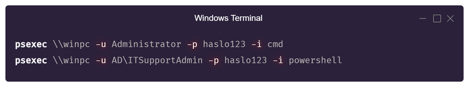 Wprowadzenie do Sysinternals – PSTools/PsExec