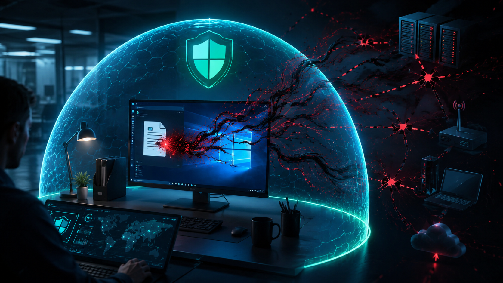 Nowość w usłudze Microsoft Defender: zainfekowana maszyna zostanie ...